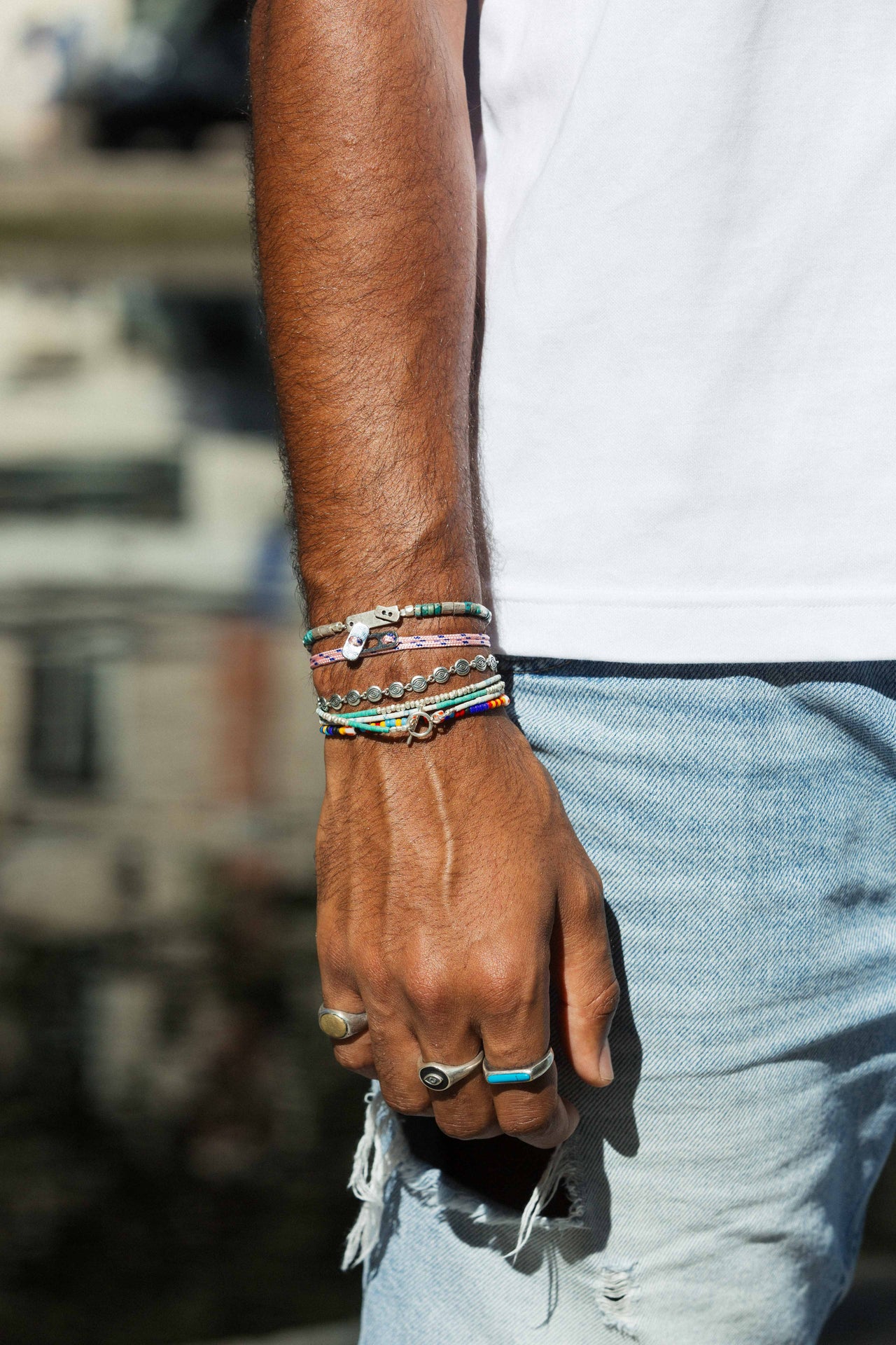2mm Beads Dandy Bracelet (Multicolors) - Kompsós